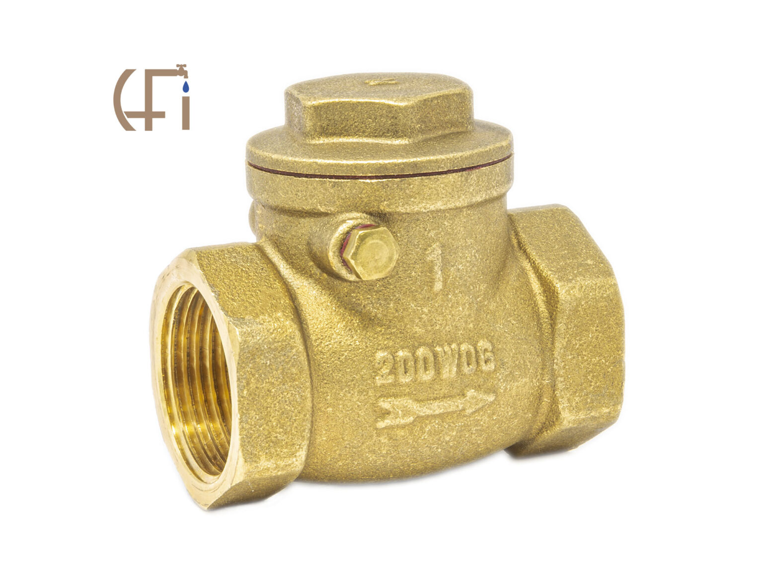 LEAD FREE BRASS SWING CHECK VALVE (FIP x FIP) | Copperfit Industries