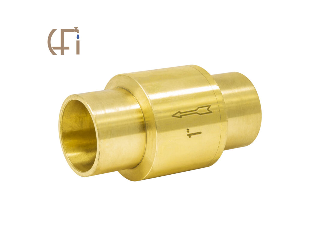 LEAD FREE IN-LINE SPRING CHECK VALVE | Copperfit Industries