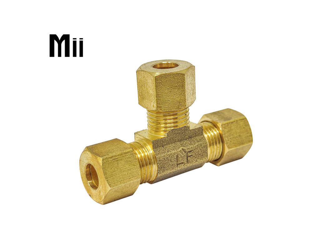 Lead Free Brass Compression Tee | Copperfit Industries