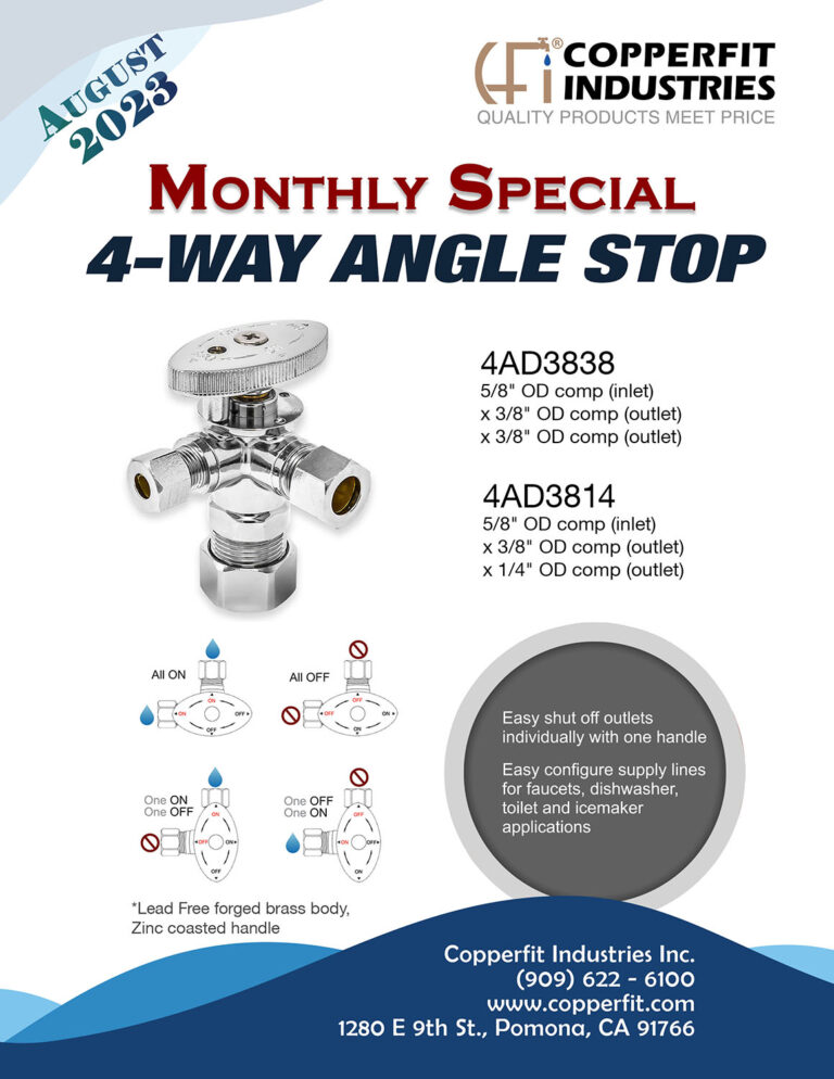4-Way Angle Stop | Copperfit Industries
