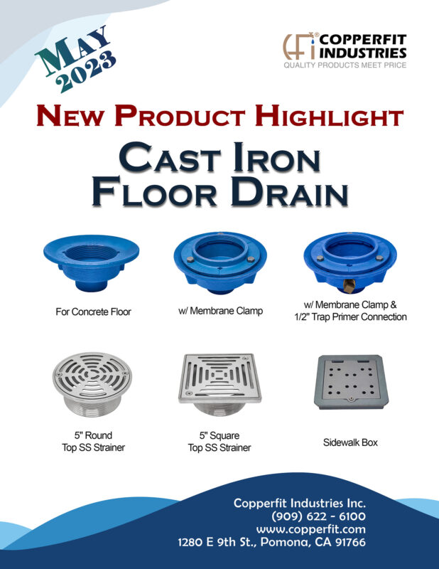 Cast Iron Floor Drain | Copperfit Industries