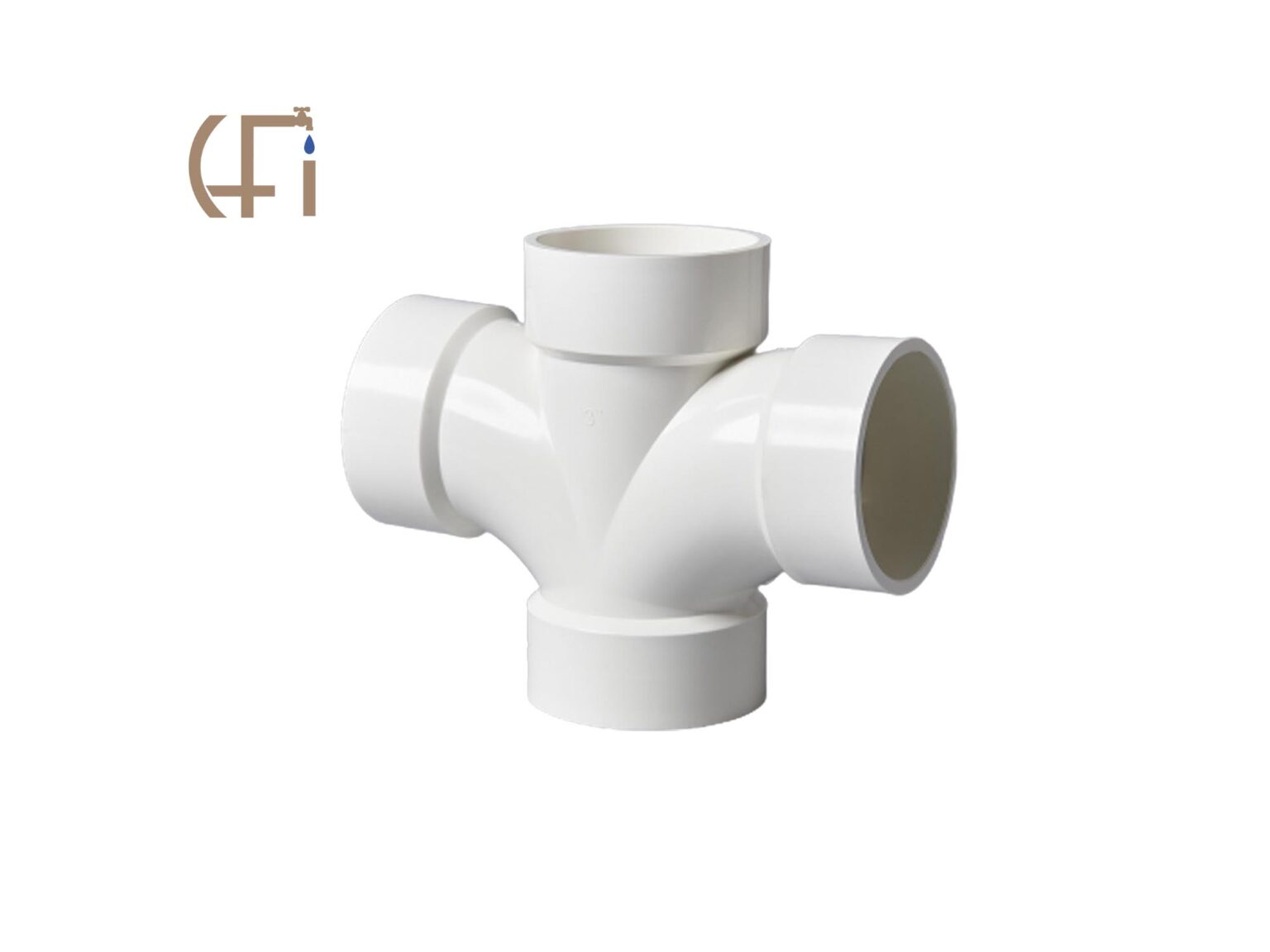 Double Sanitary Tee (Cross) | Copperfit Industries
