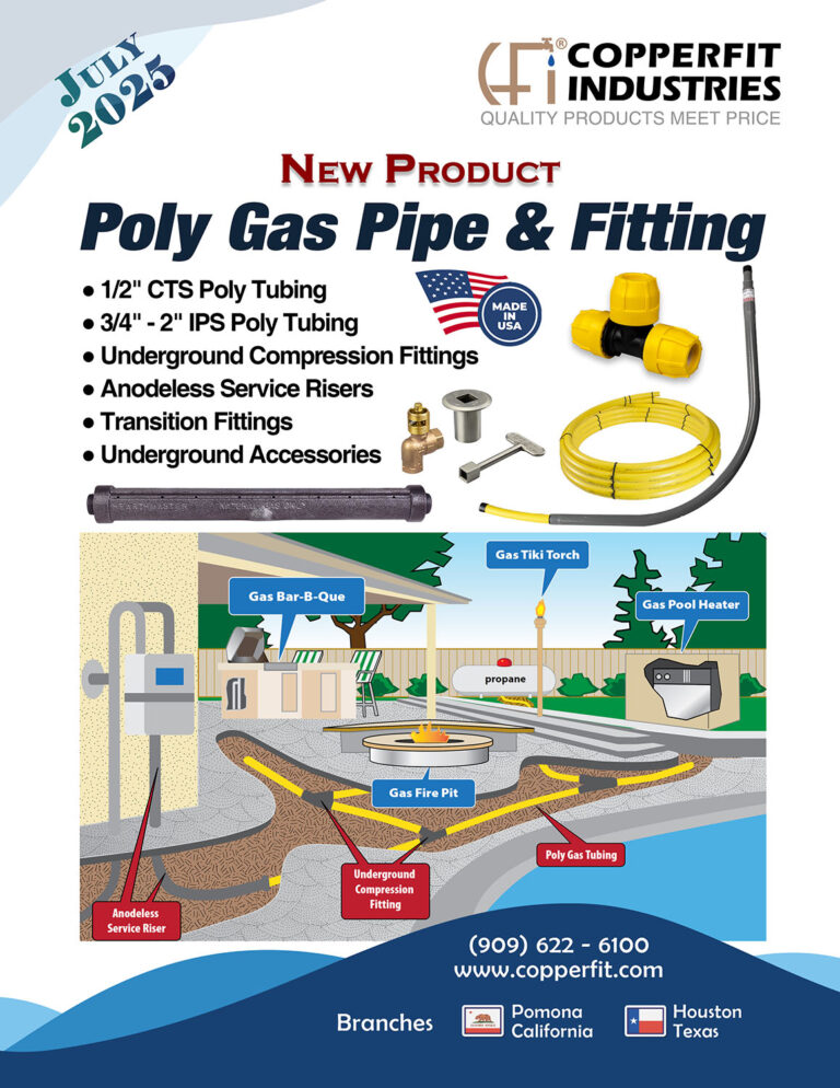 Poly Gas Pipe & Fitting | Copperfit Industries